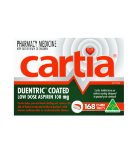 Cartia 100mg Tablets 168 - Online Health Pharmacy